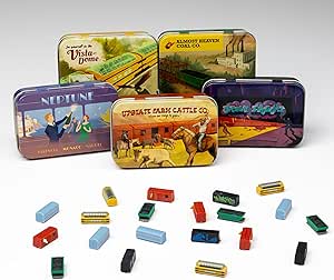 Amazon.com: Remarkable Railcars - Deluxe Board Game Train Set ...