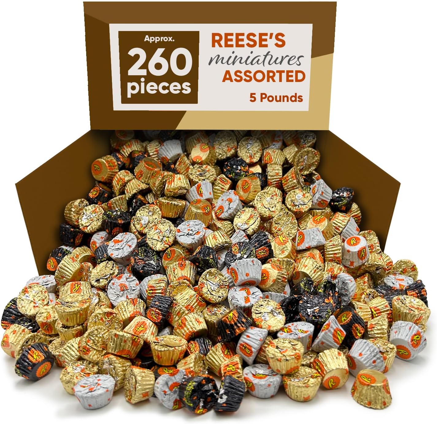 Amazon.com: ReesesPeanut Butter Cups Assortment - 5 Pounds Of Approx ...