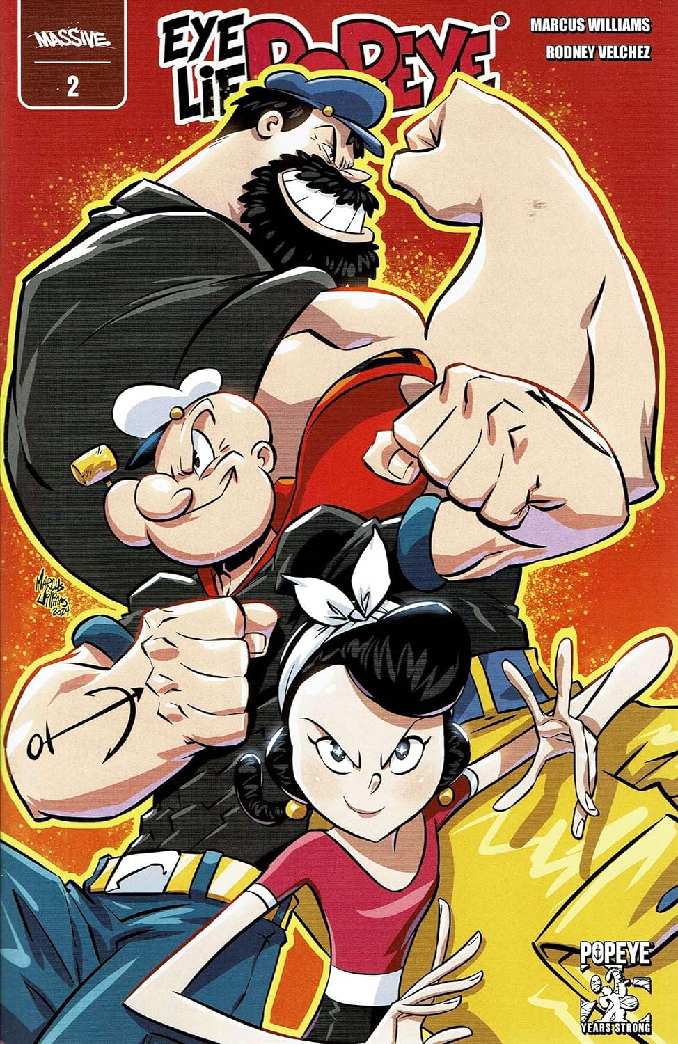 Amazon.com: Eye Lie Popeye #2A VF/NM ; Massive comic book ...