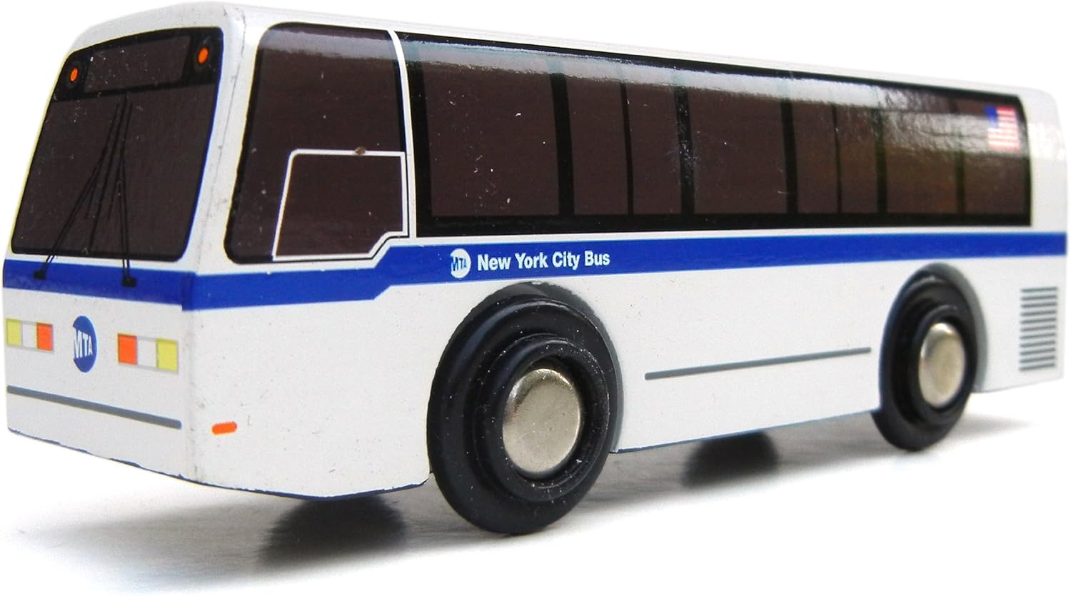Buy Munipals NYC Bus - Child Safe Wooden Toy at Ubuy Barbados