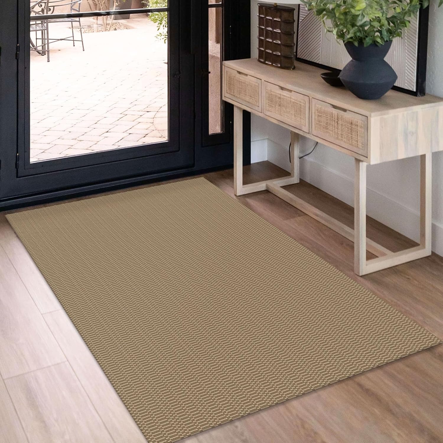Amazon.com: KOZYFLY Washable Entryway Rug 3x5 Ft Area Rugs Cotton ...