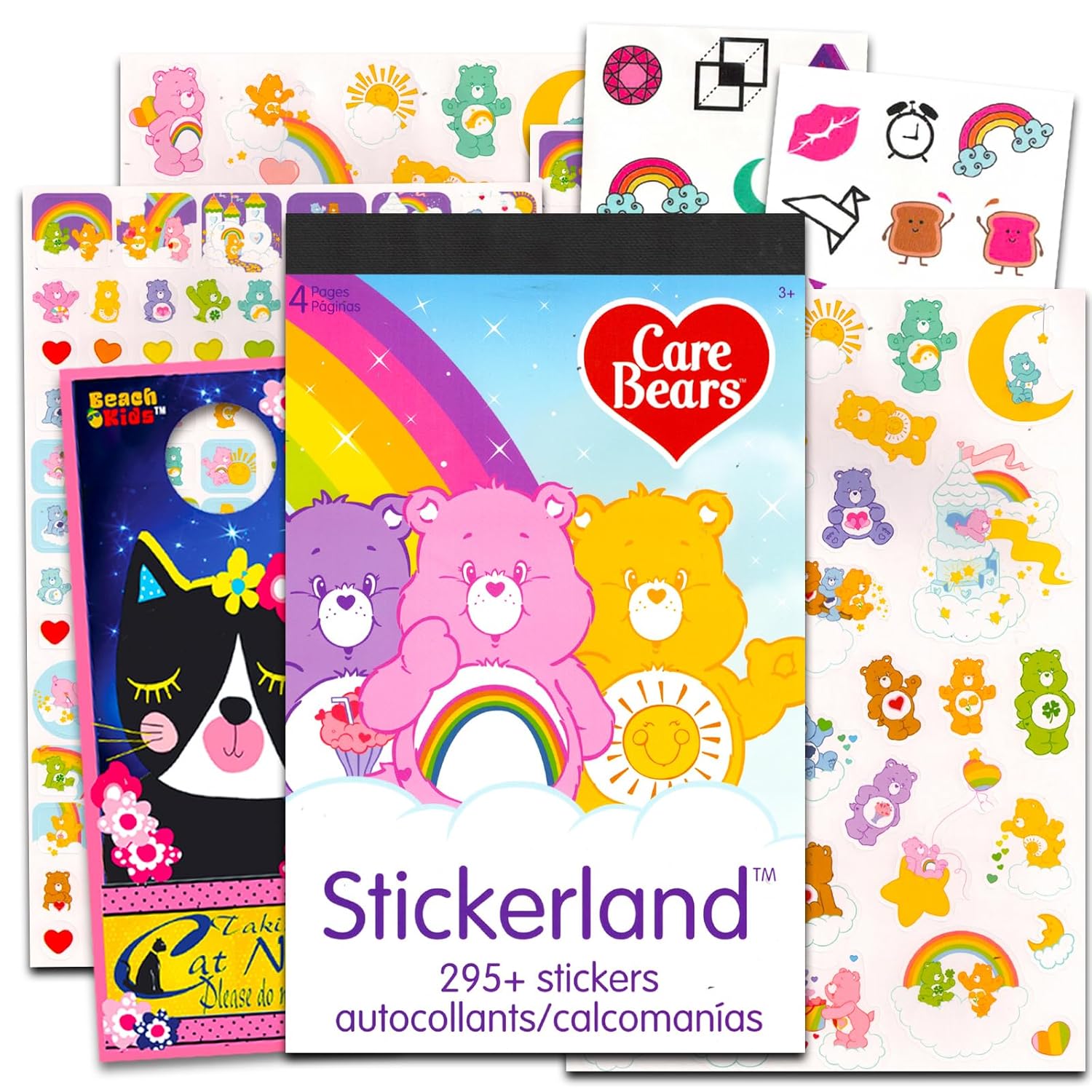 Amazon.com: Care Bears Potty Training Stickers Bundle - Over 295 Care ...