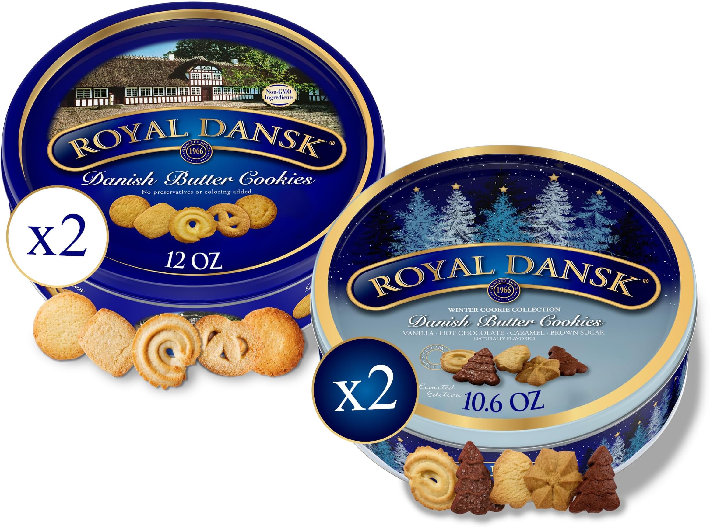 Amazon.com: Cambridge & Thames Danish Style Butter Cookies 4 Oz Mini ...