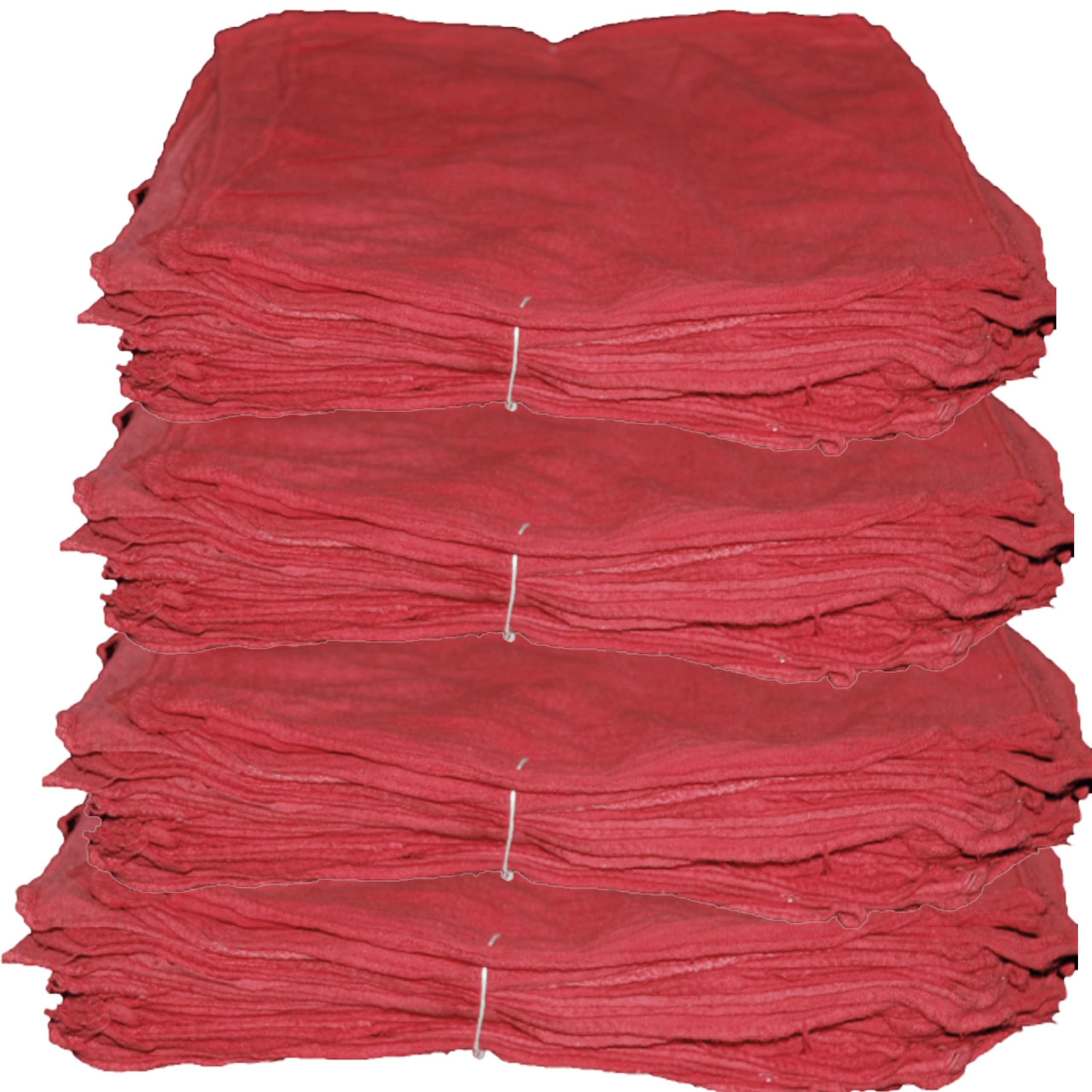 Amazon.com: 500 Red Shop Towels, Mechanics Rags, Oil Change Rags, 14 X ...
