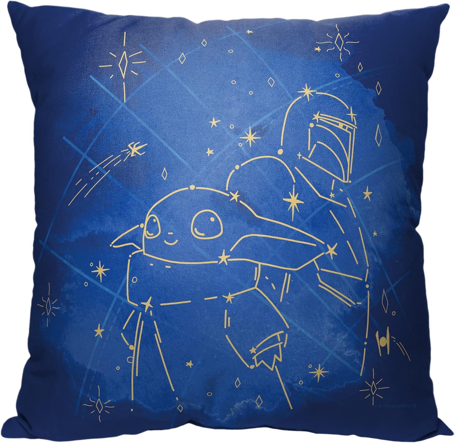 Amazon.com: Northwest Star Wars - The Mandalorian Pillow, 18" x 18 ...