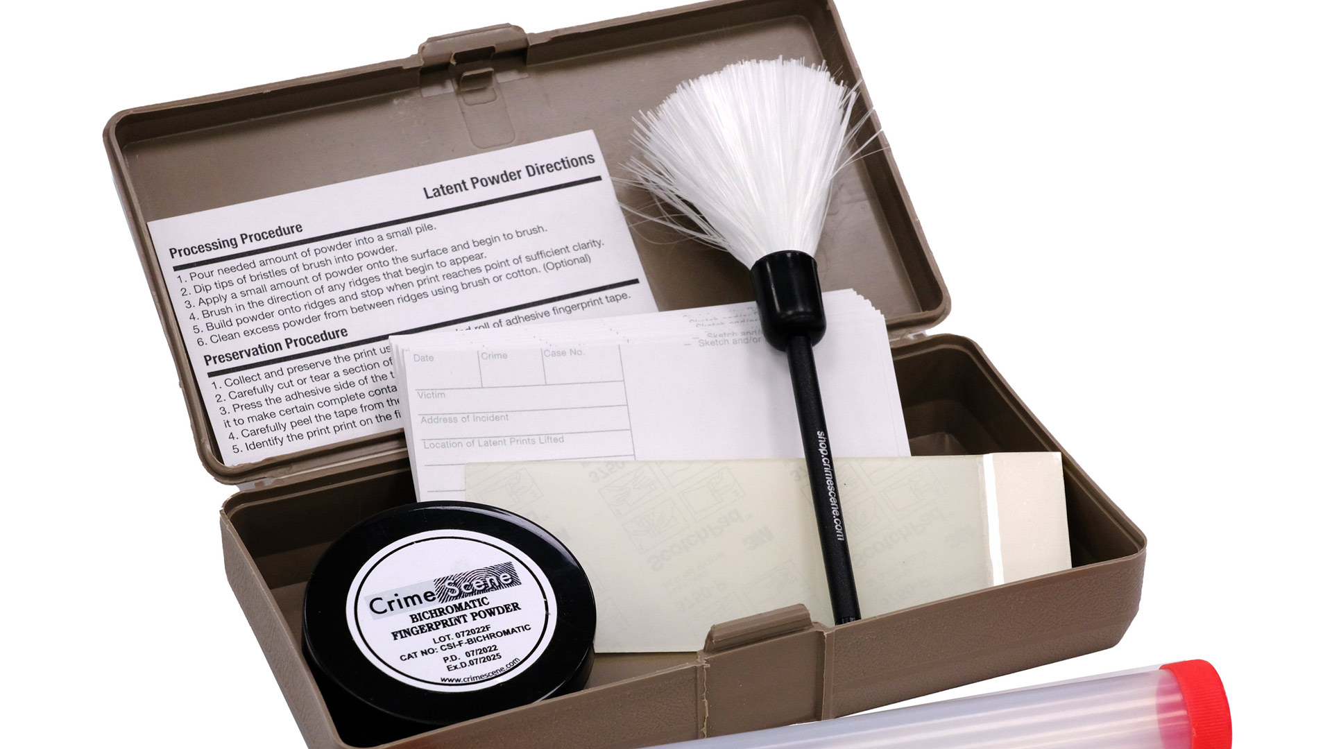 CSI Tools Kit Taction Basic Detective Forensic Kit - Fingerprint ...
