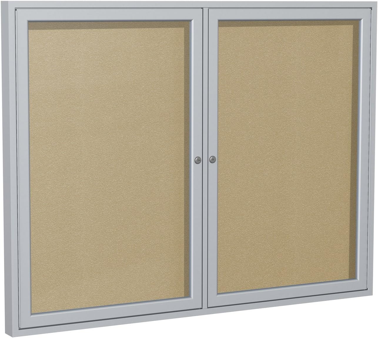 Amazon.com: Ghent 36"x60" 2-Door Outdoor Enclosed Vinyl Bulletin Board ...