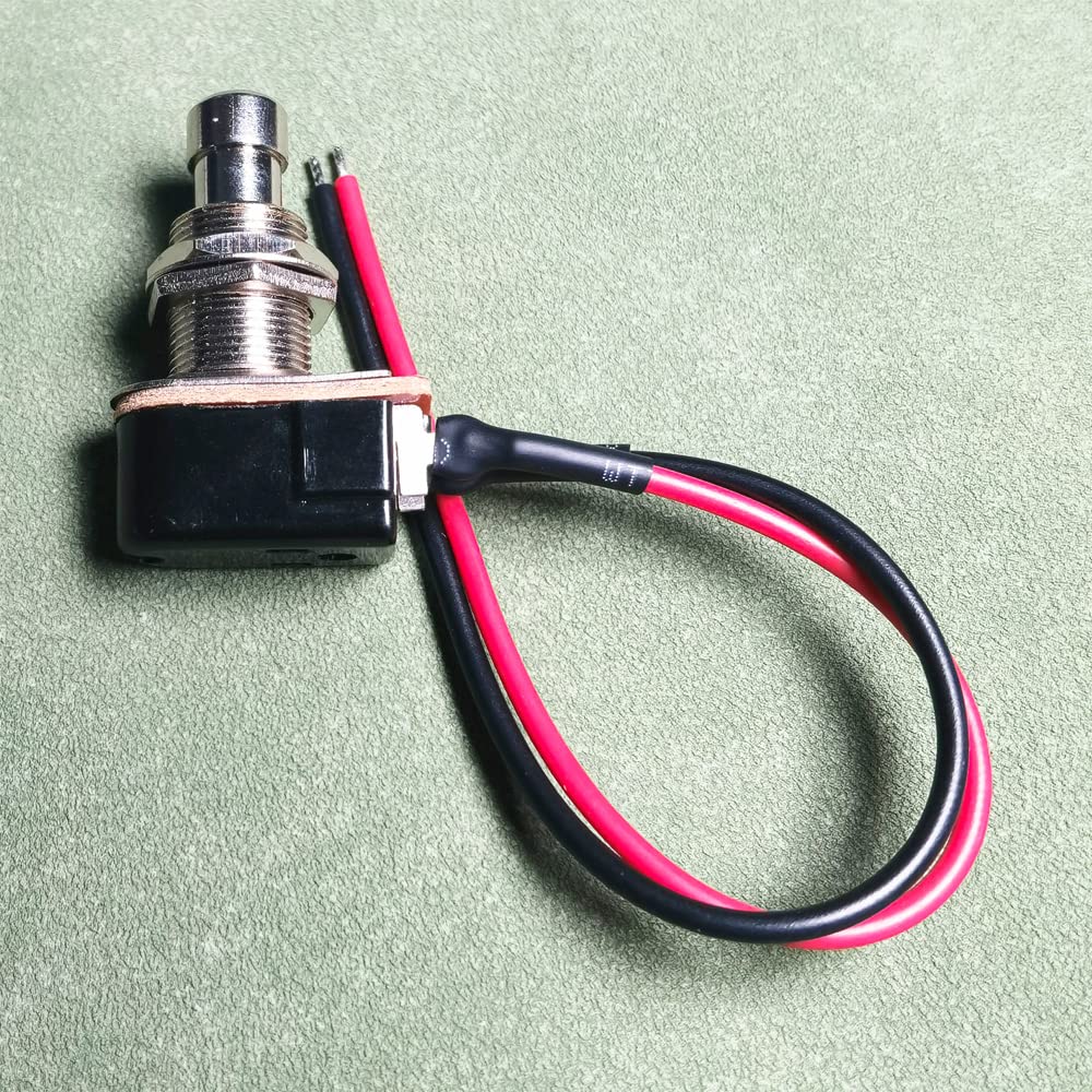 Snapklik.com : Gebildet 2pcs Momentary Soft Touch Foot Prewired SPST Switch