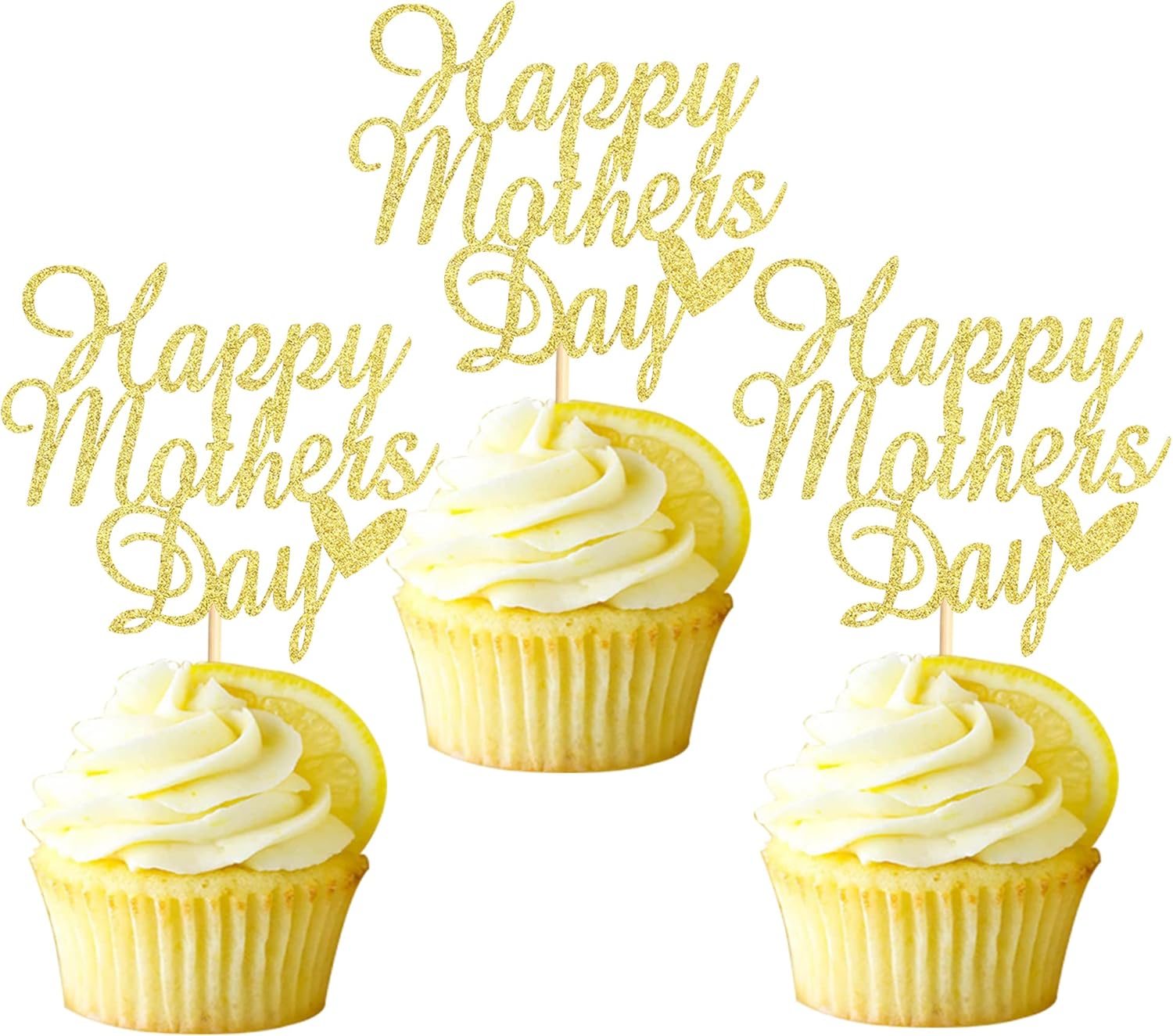 Amazon.com: Arthsdite 24pcs Happy Mothers Day Cupcake Toppers Mom ...