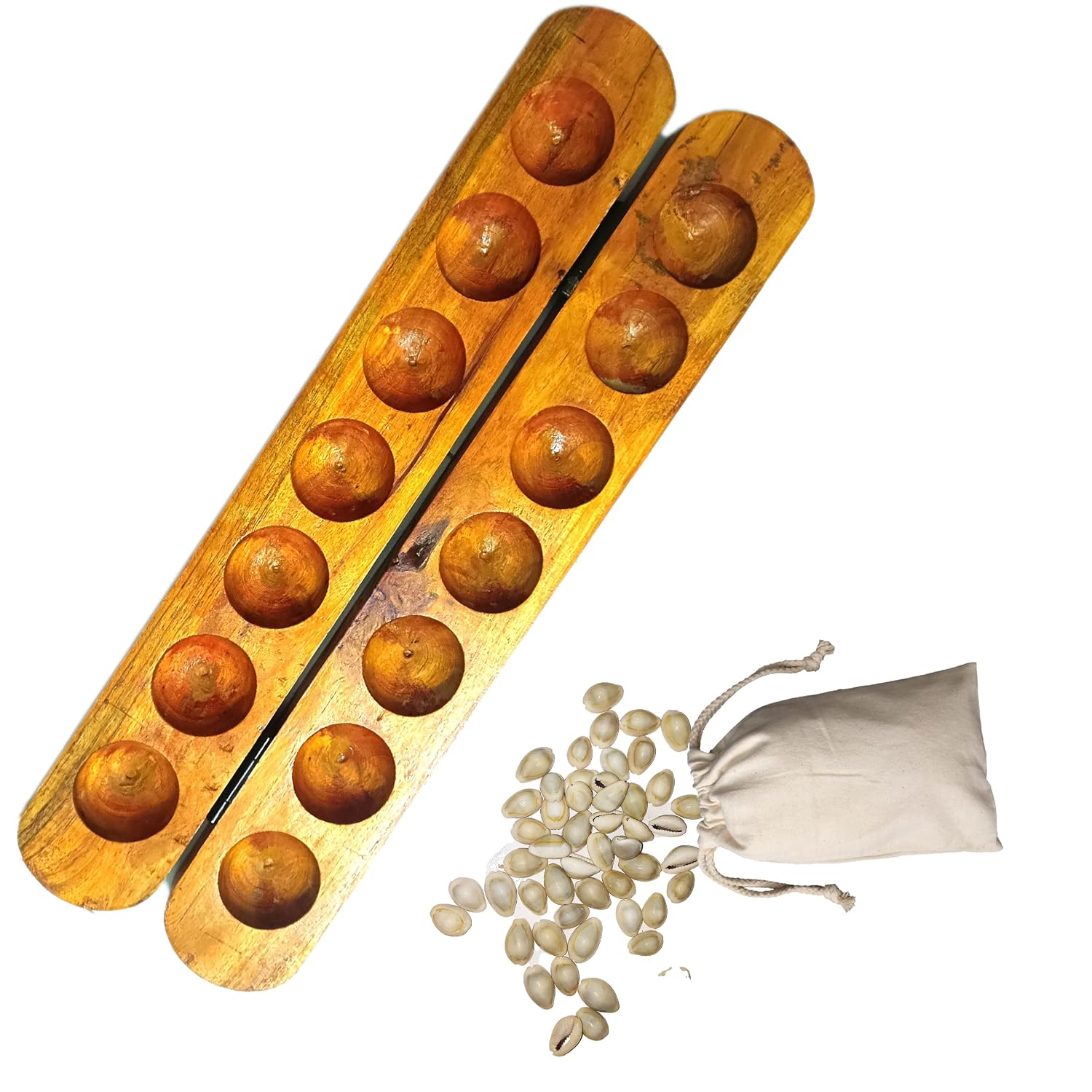Buy Pallanguzhi Game | Vamana guntalu Game | Mancala Board |Aliguli ...