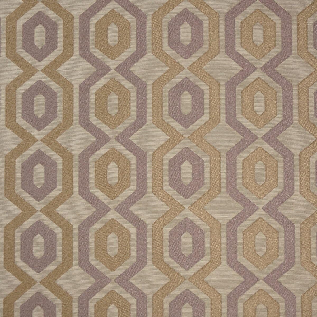 Amazon.com: Milan Lavender 56" Width Geometric Drapery Fabric, Curtain ...