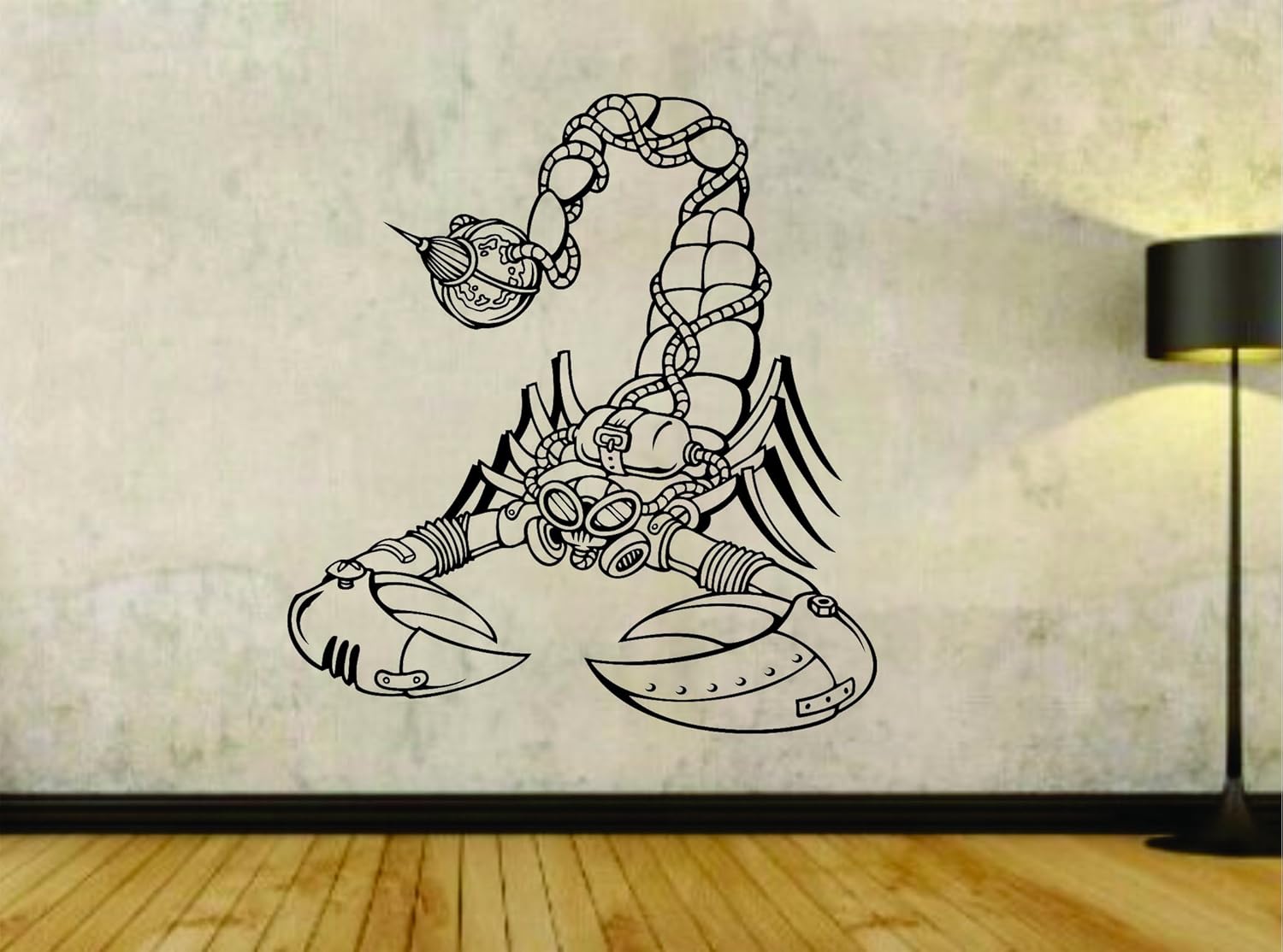 Amazon.com: Steampunk Scorpion Design Vinyl Wall Decal Sticker Car ...