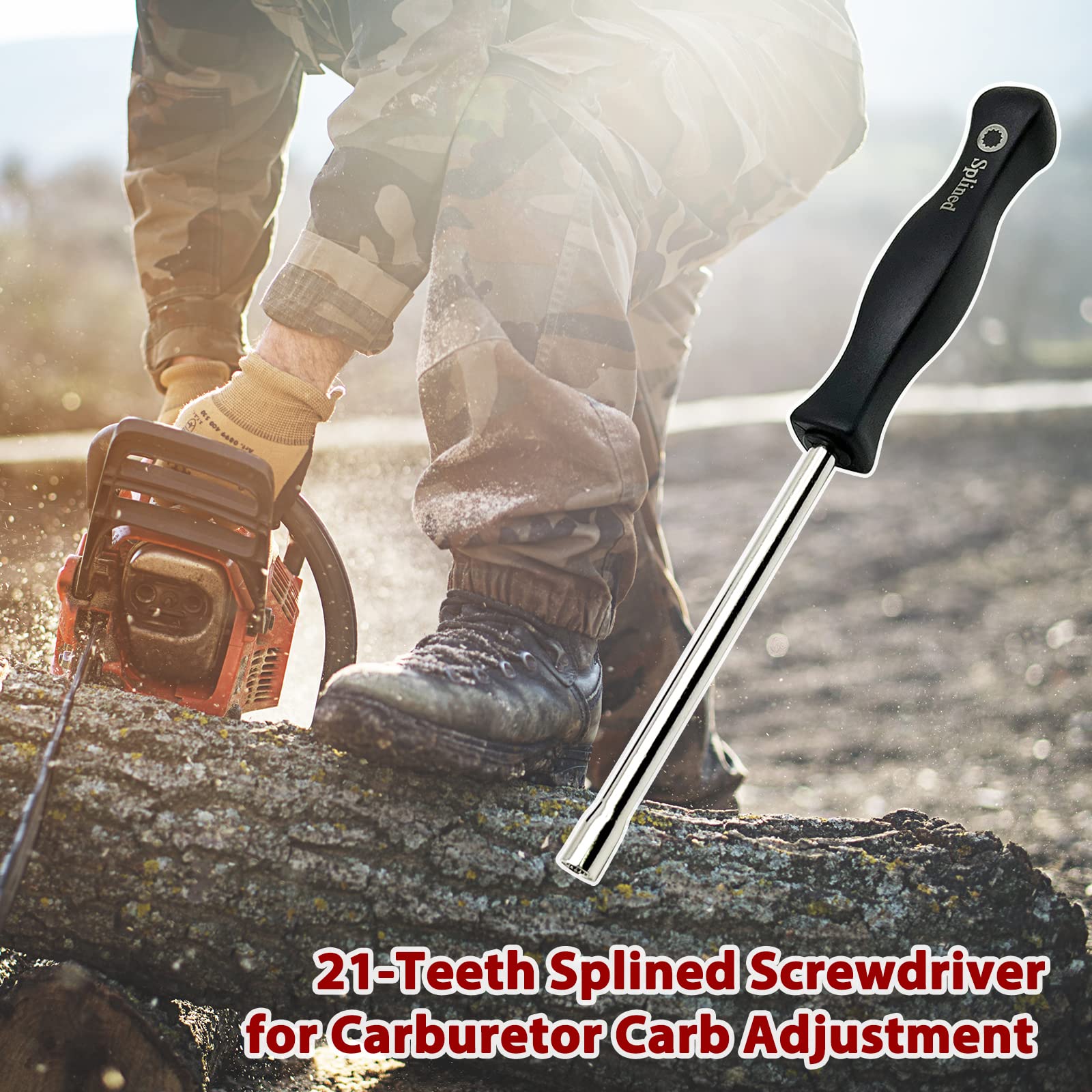 Snapklik.com : 2 Pieces Carburetor Carb Adjustment Screwdriver 21-Teeth ...