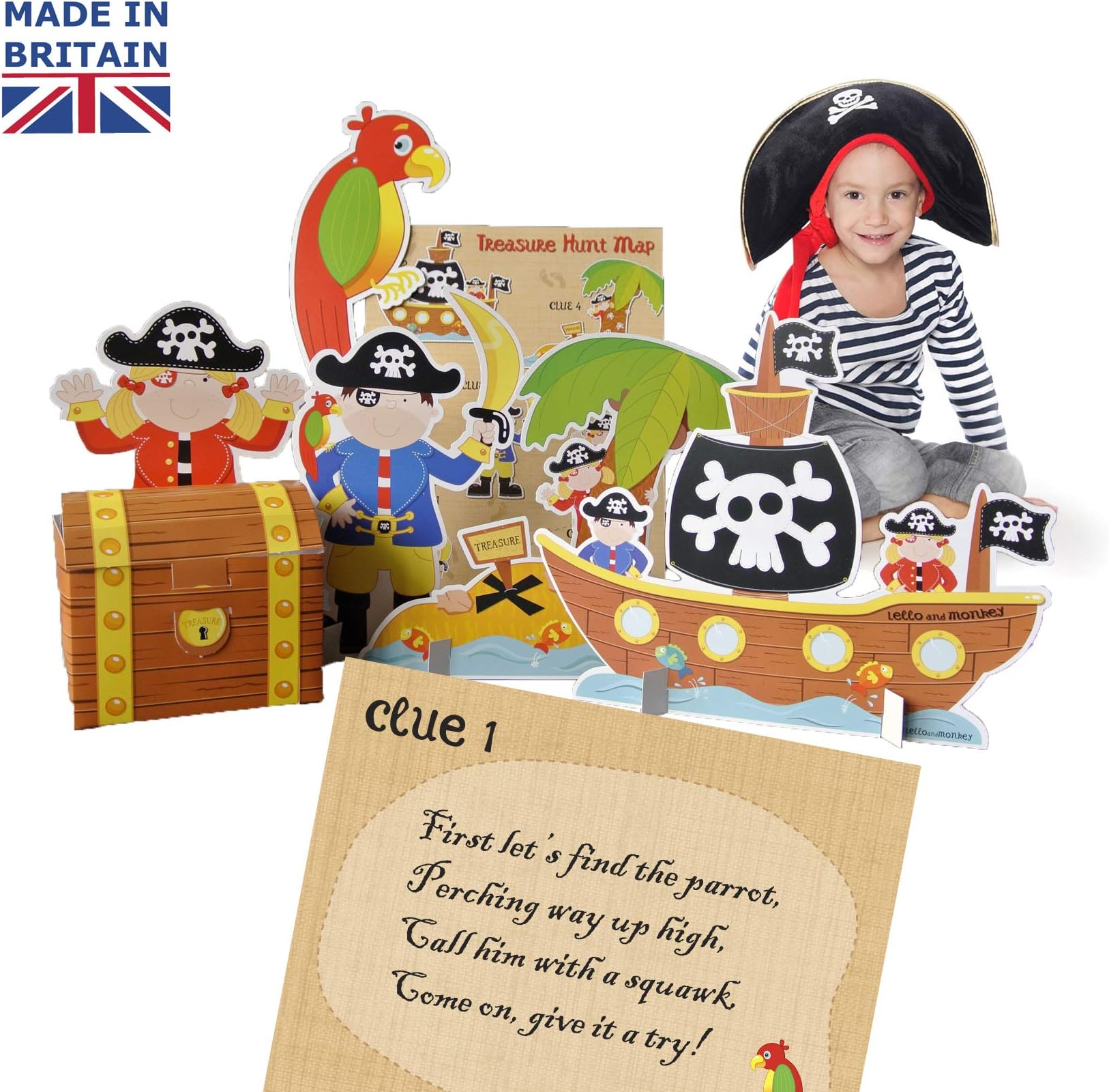 Simple but Fun Indoor Treasure Hunt for Kids : Amazon.co.uk: Toys & Games