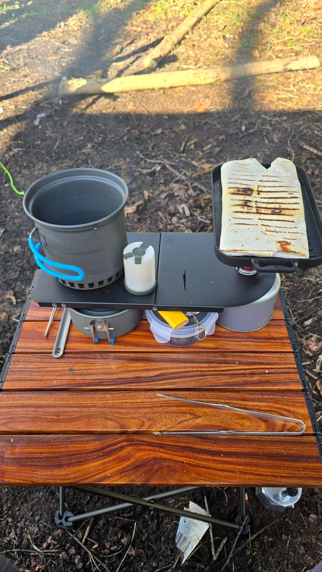 Fire Maple Sunflower Camping Griddle Plate with Stainless Steel Tongs ...