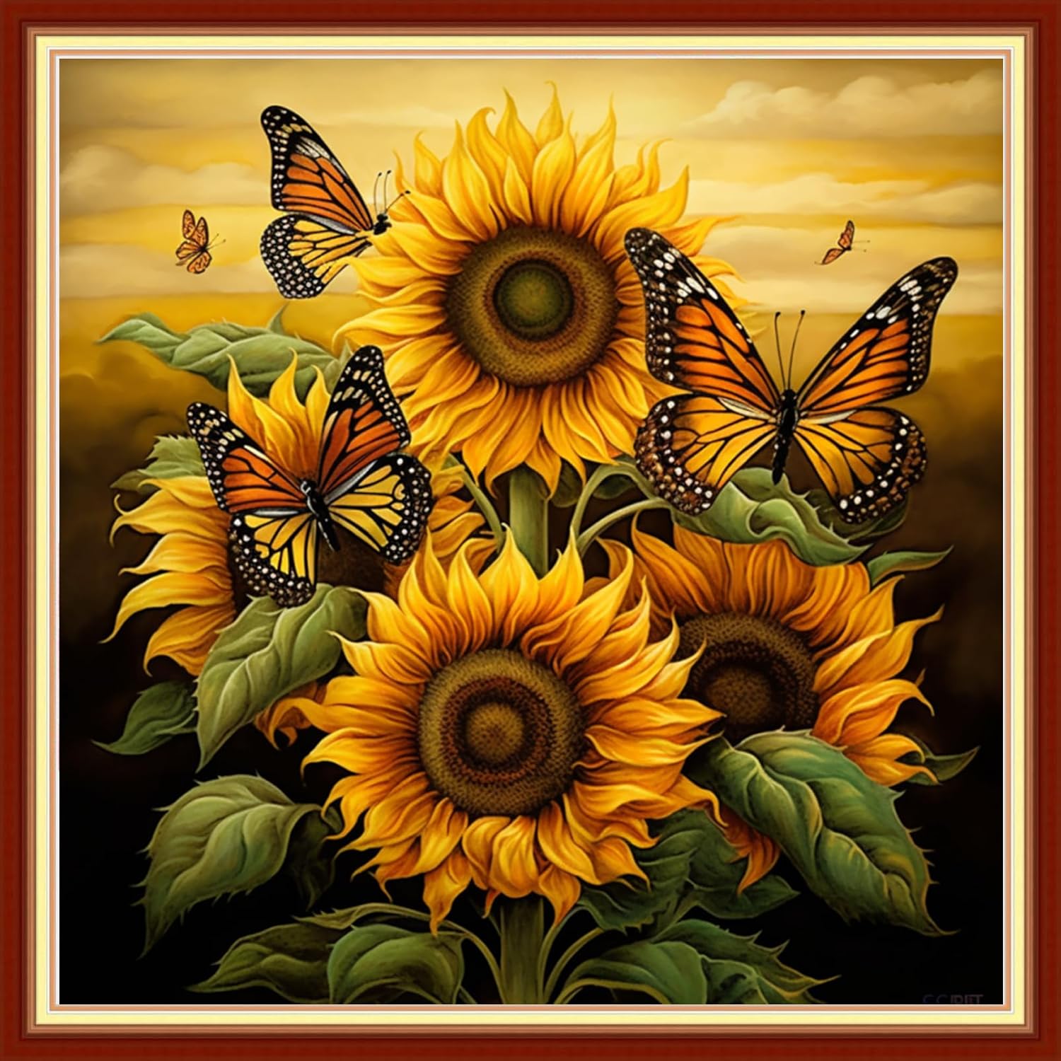 Amazon.com: Findvoor Stamped Cross Stitch Kits for Beginners Full Range ...