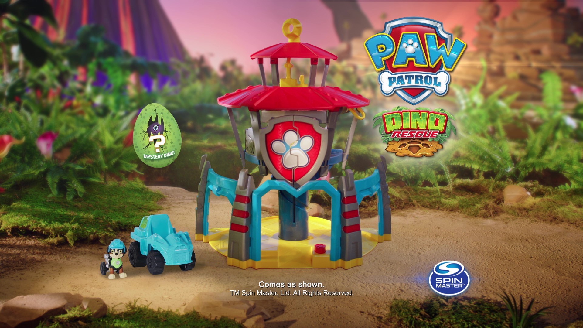 Watch PAW Patrol Dino Rescue HQ Playset on Amazon Live