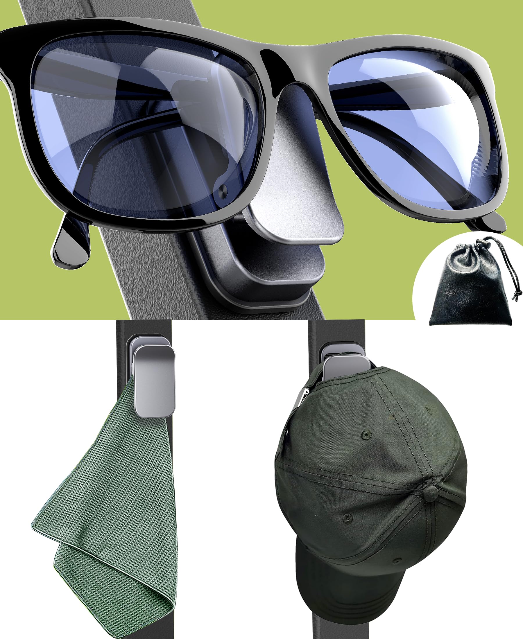 Snapklik.com : Femlotank Sunglass Holder For Golf Cart, Magnetic ...