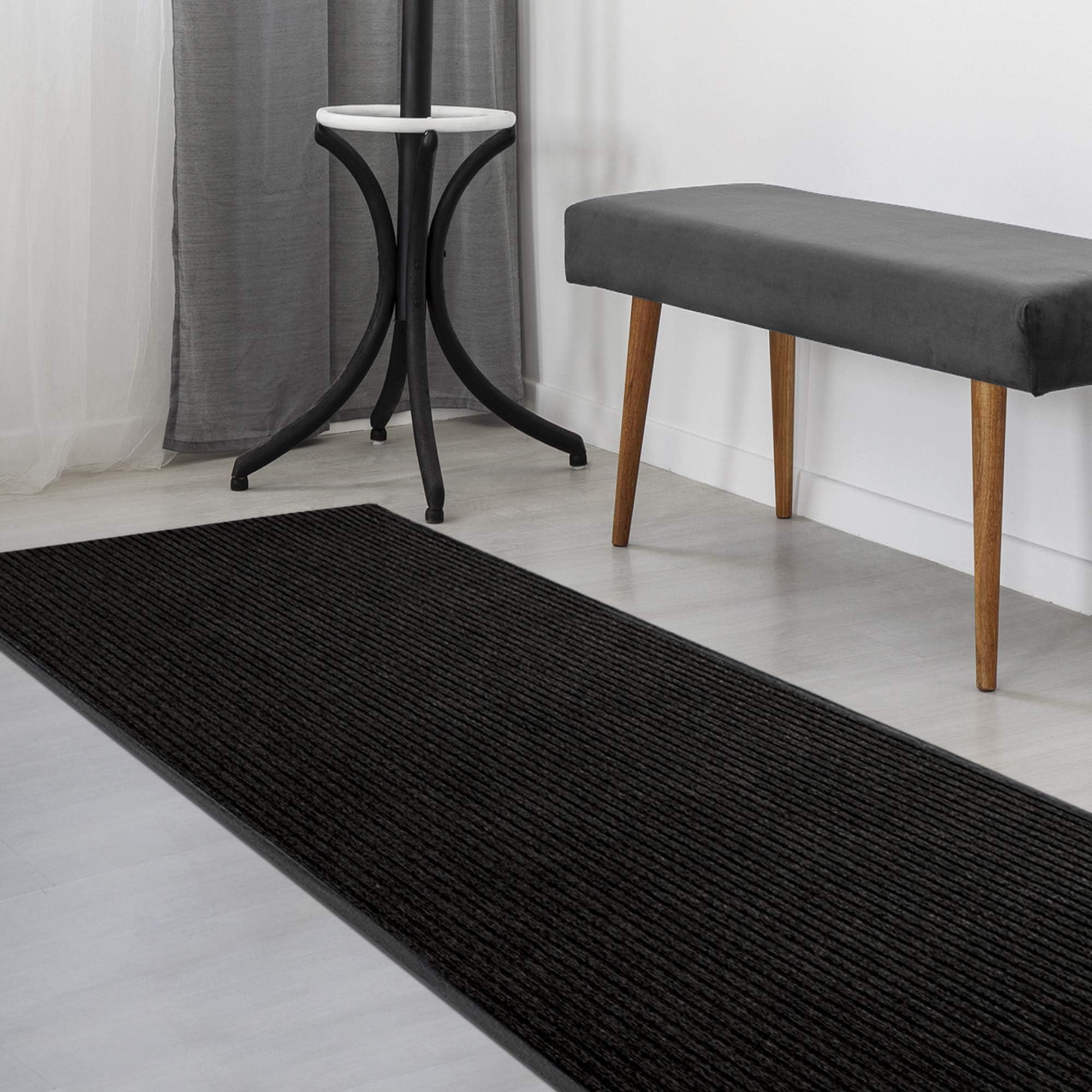 Amazon.com: iCustomRug Heavy-Duty Recycled Rubber Non-Slip Mat Runner ...