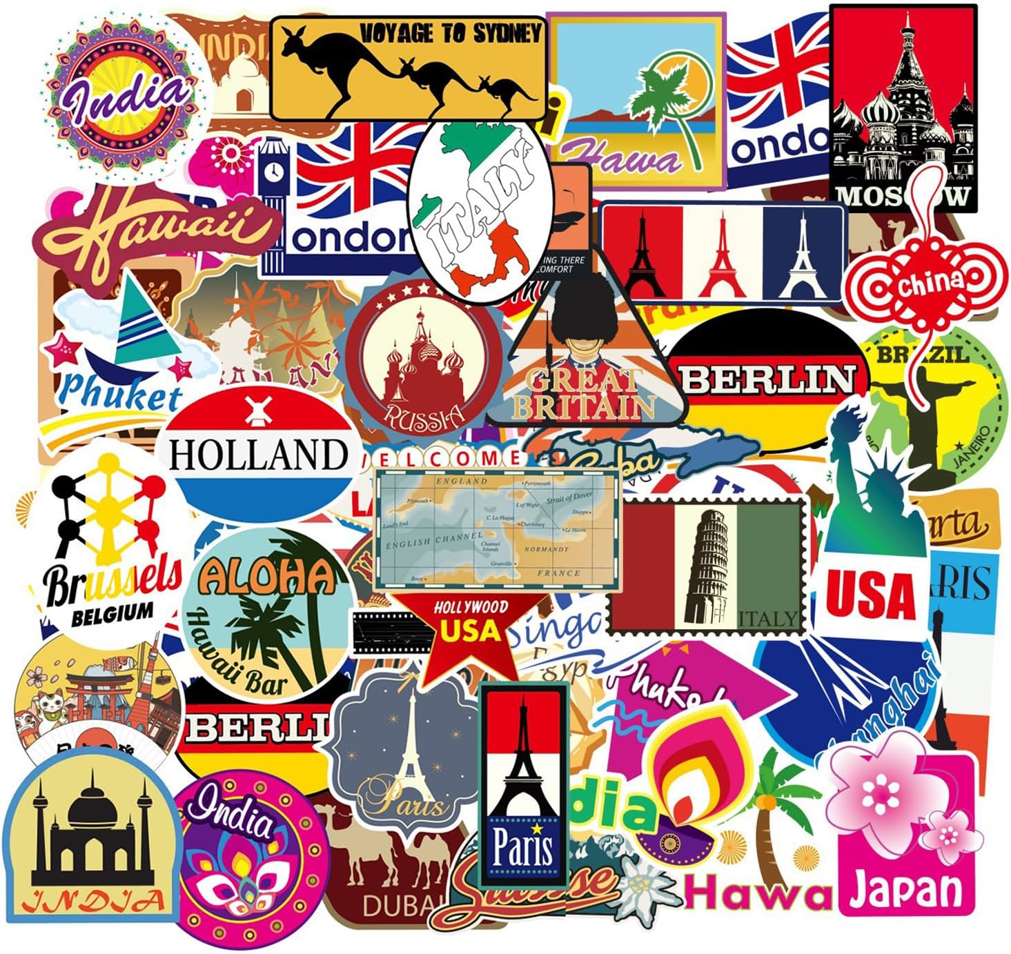 2 x 10cm London England UK Vinyl Sticker Travel Luggage Tag Laptop ...