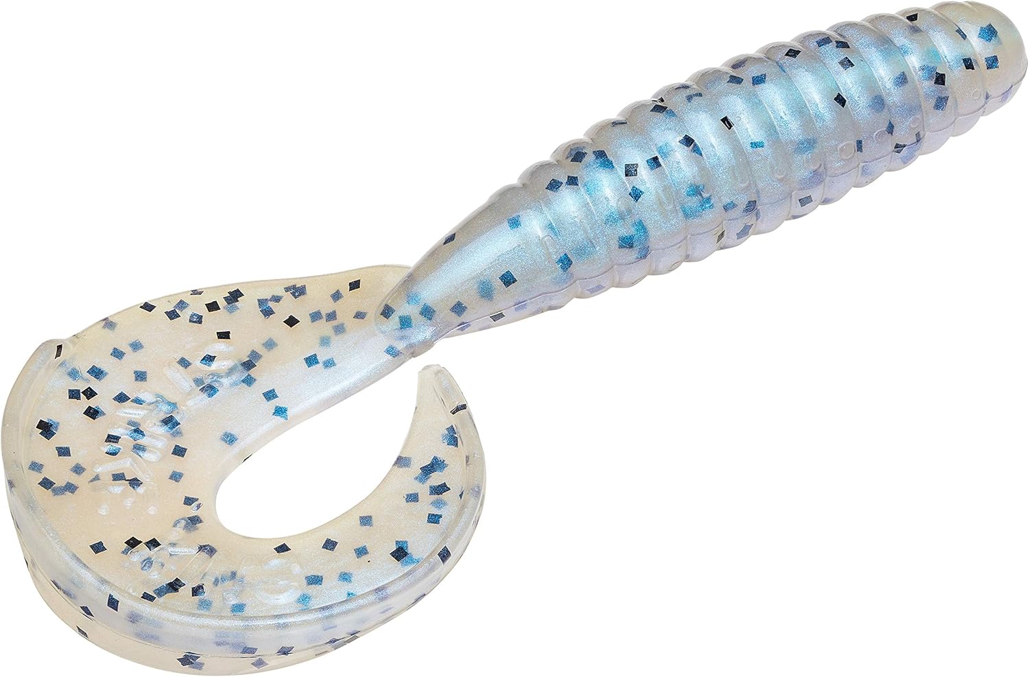 Amazon.com : Strike King Rage Tail Grub 4",Blue Glimmer Black Flake ...
