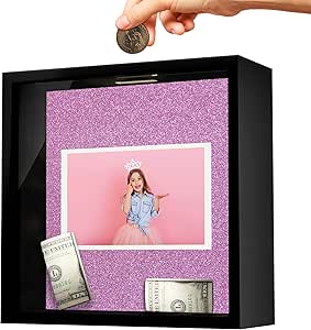 Amazon.com - Shadow Box Frame, Kids Piggy Bank