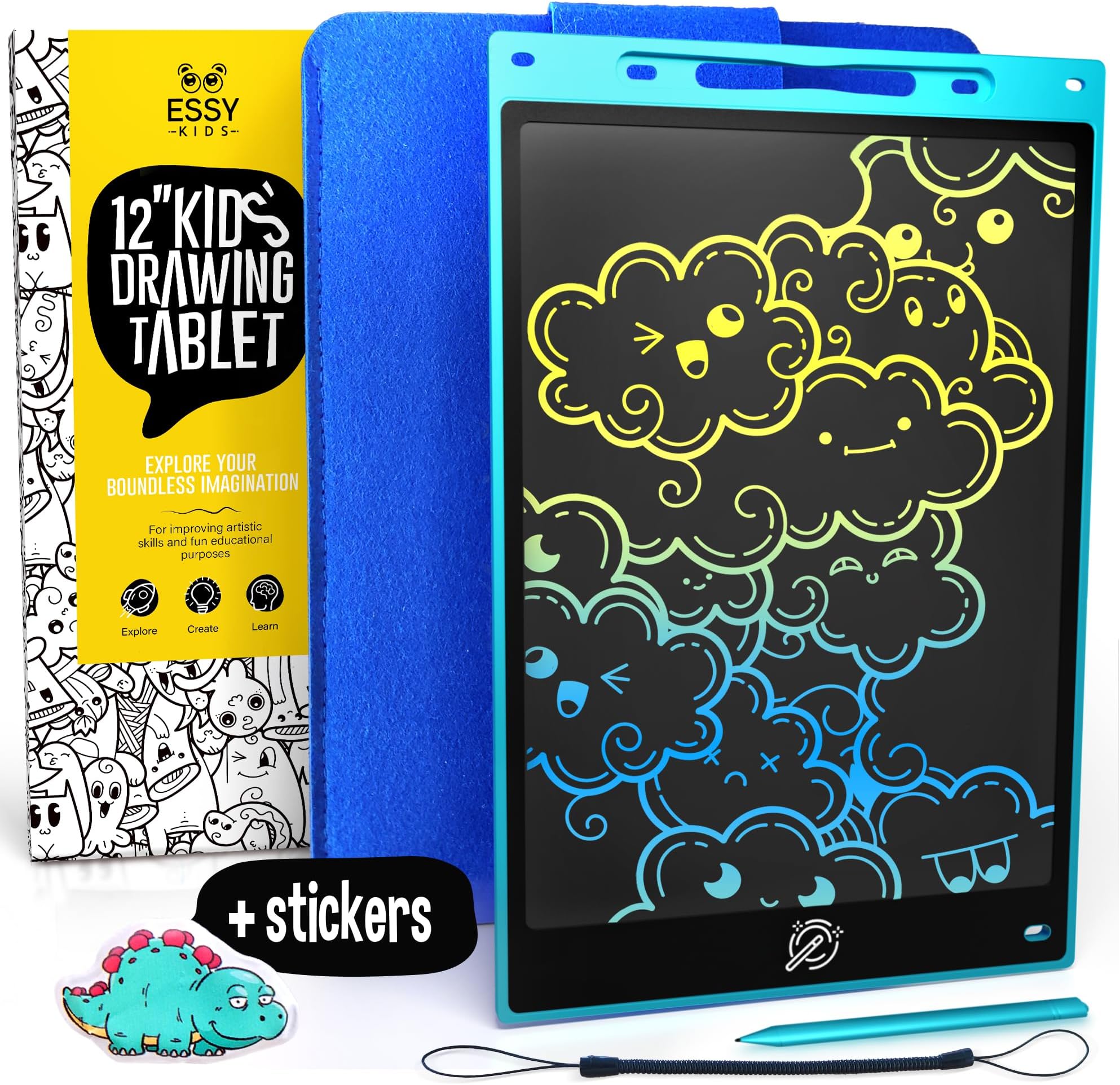 Amazon.com: Boogie Board Jot Pocket Writing Tablet - Includes Small 4.5 ...