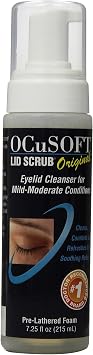 Amazon.com: Ocusoft Lid Scrub Foaming Eyelid Cleanser, 7.25 Fluid Ounce ...