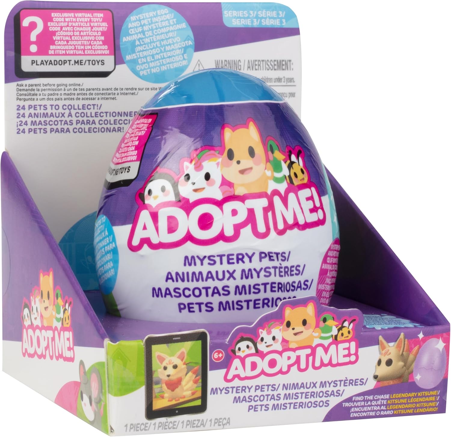 Adopt Me! Mystery Pets Collectibles - Assorted Single - Collectible ...