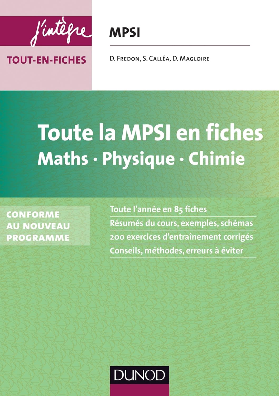 Amazon.fr - Toute la Mpsi en fiches: Math, Physique, Chimie - Fredon ...