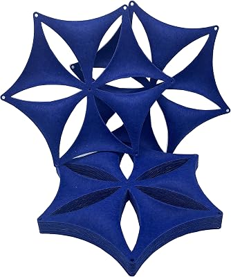 Amazon.com: OSHIYINN White 3D Flower Venus 14"x12" Hanging Room Divider ...