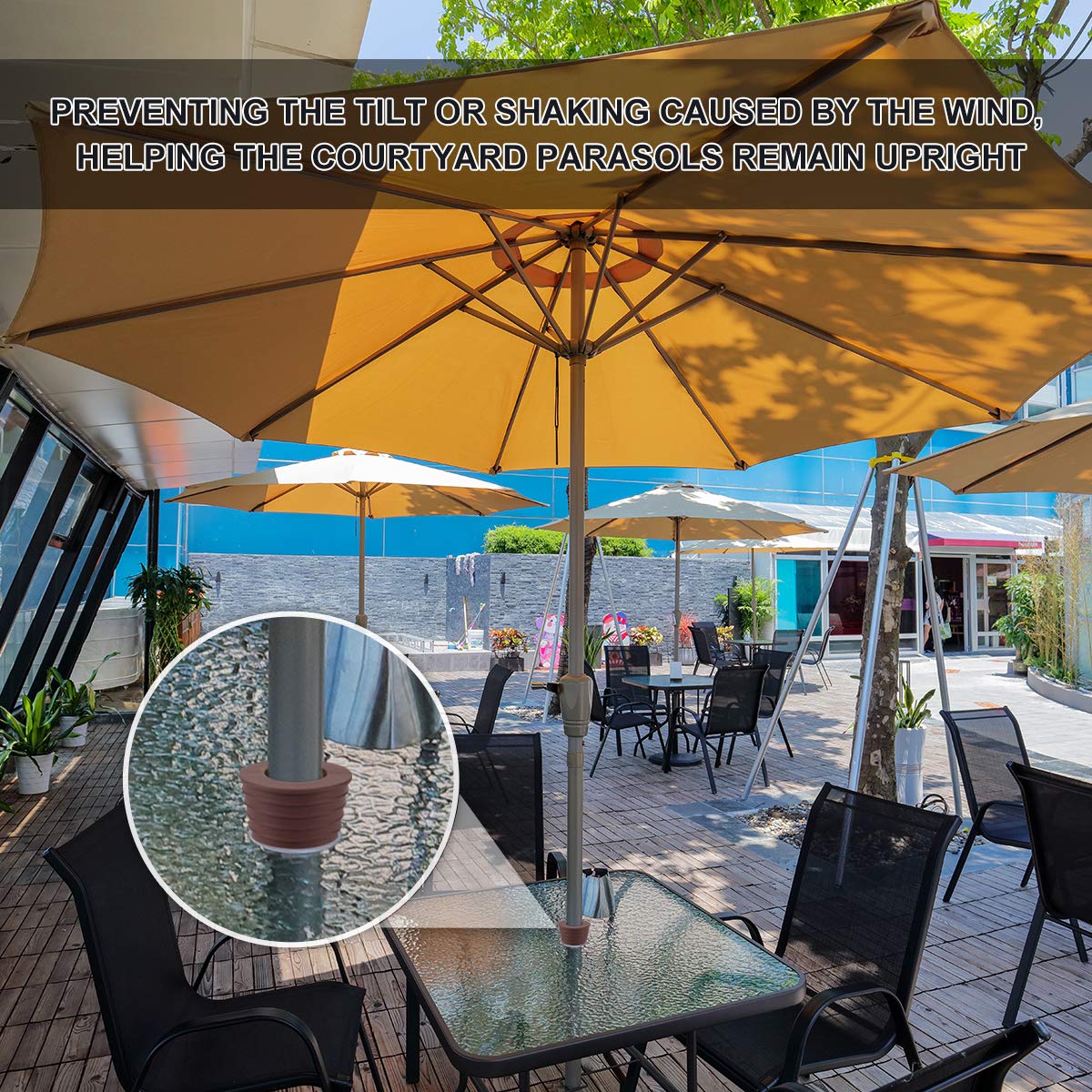 Snapklik.com : Umbrella Cone Wedge For Patio Table Hole Opening Or ...