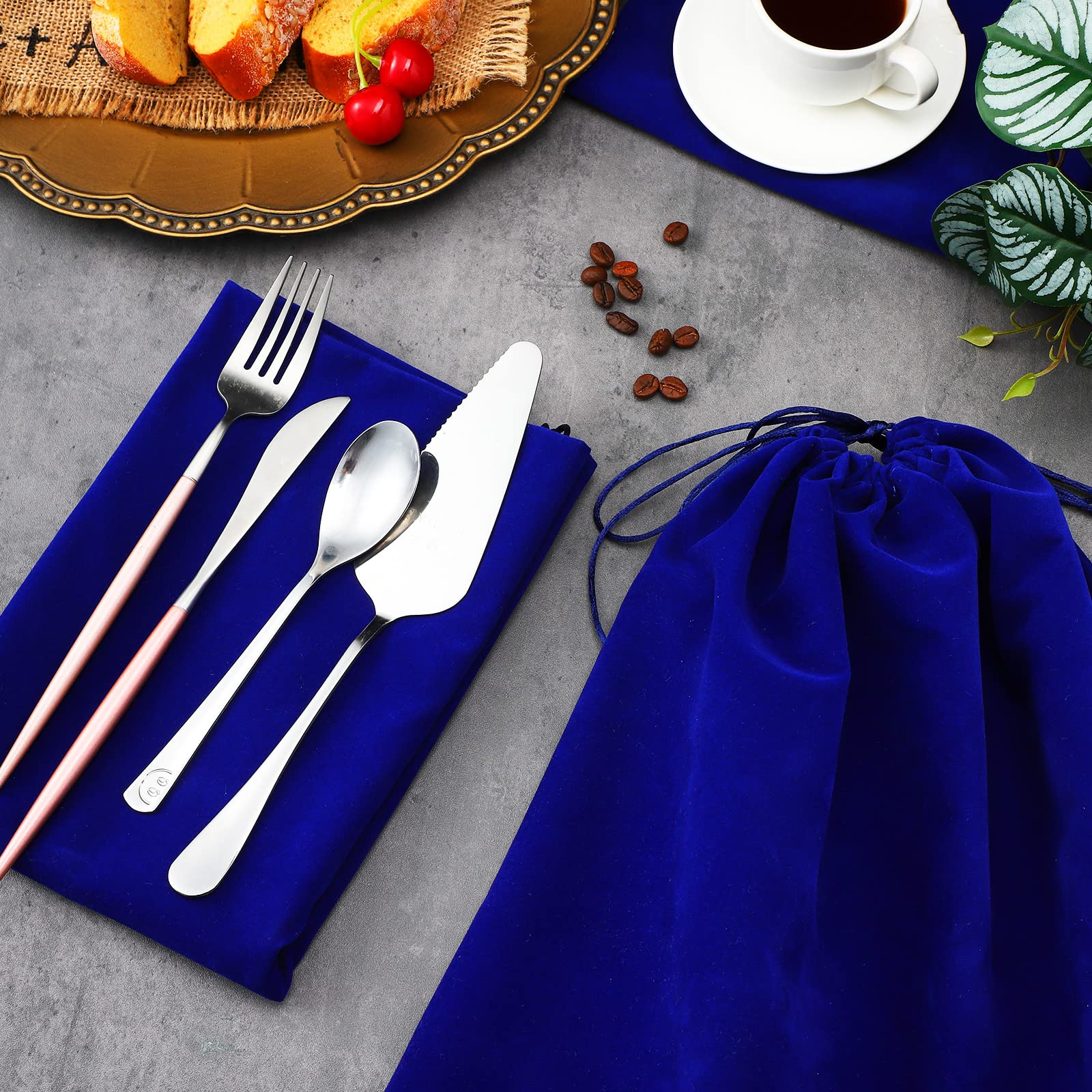 Snapklik.com : Ferraycle 6 Pcs Silver Storage Bags Anti Tarnish Storage ...