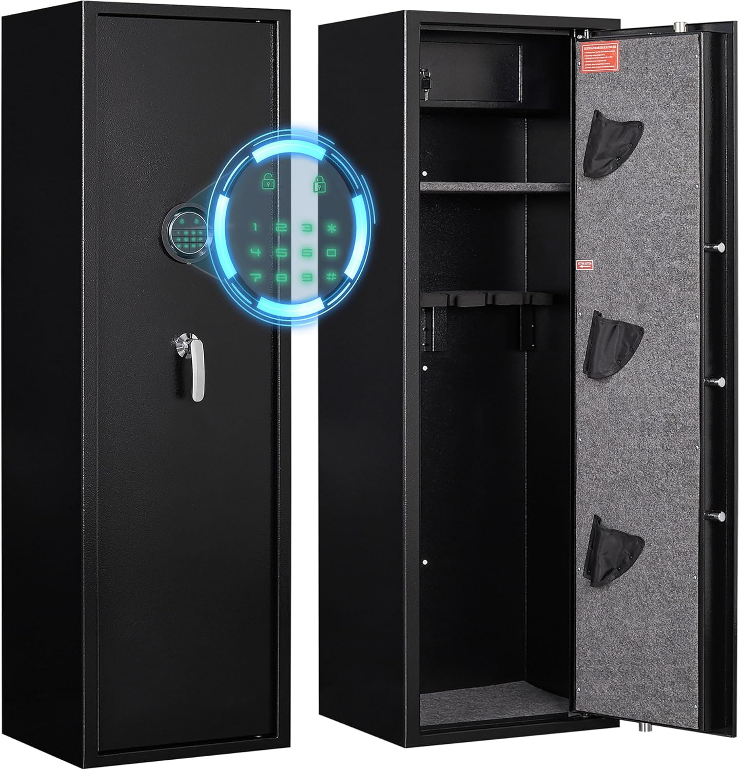 Amazon.com: BONANO Rifle Gun Safe, Gun Safes for Shotguns and Rifles ...