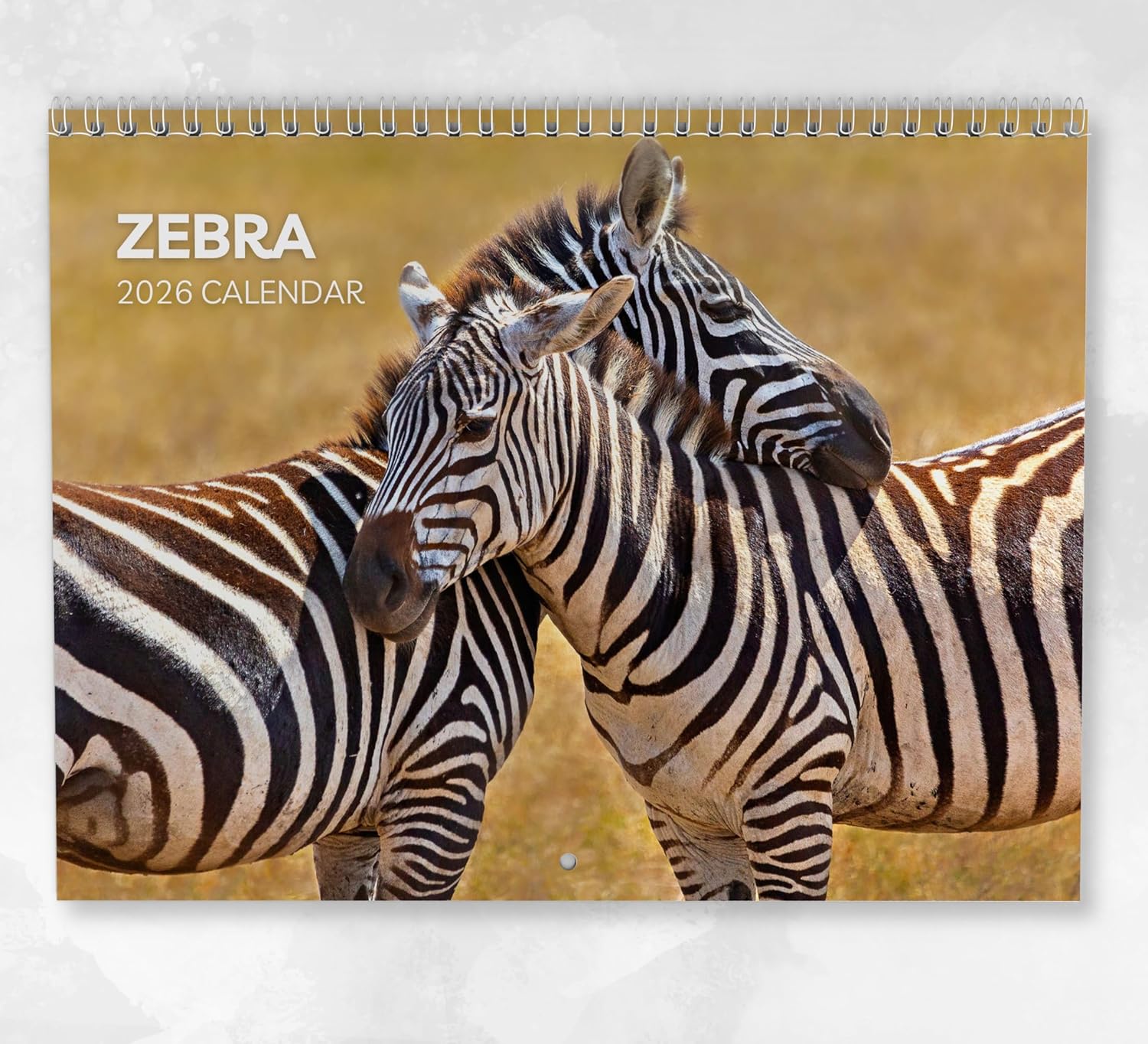 Zebra Calendar 2026: Monthly Wall Calendar with Notes, Hanging A4 Size ...