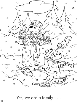 free coloring pages berenstain bears christmas