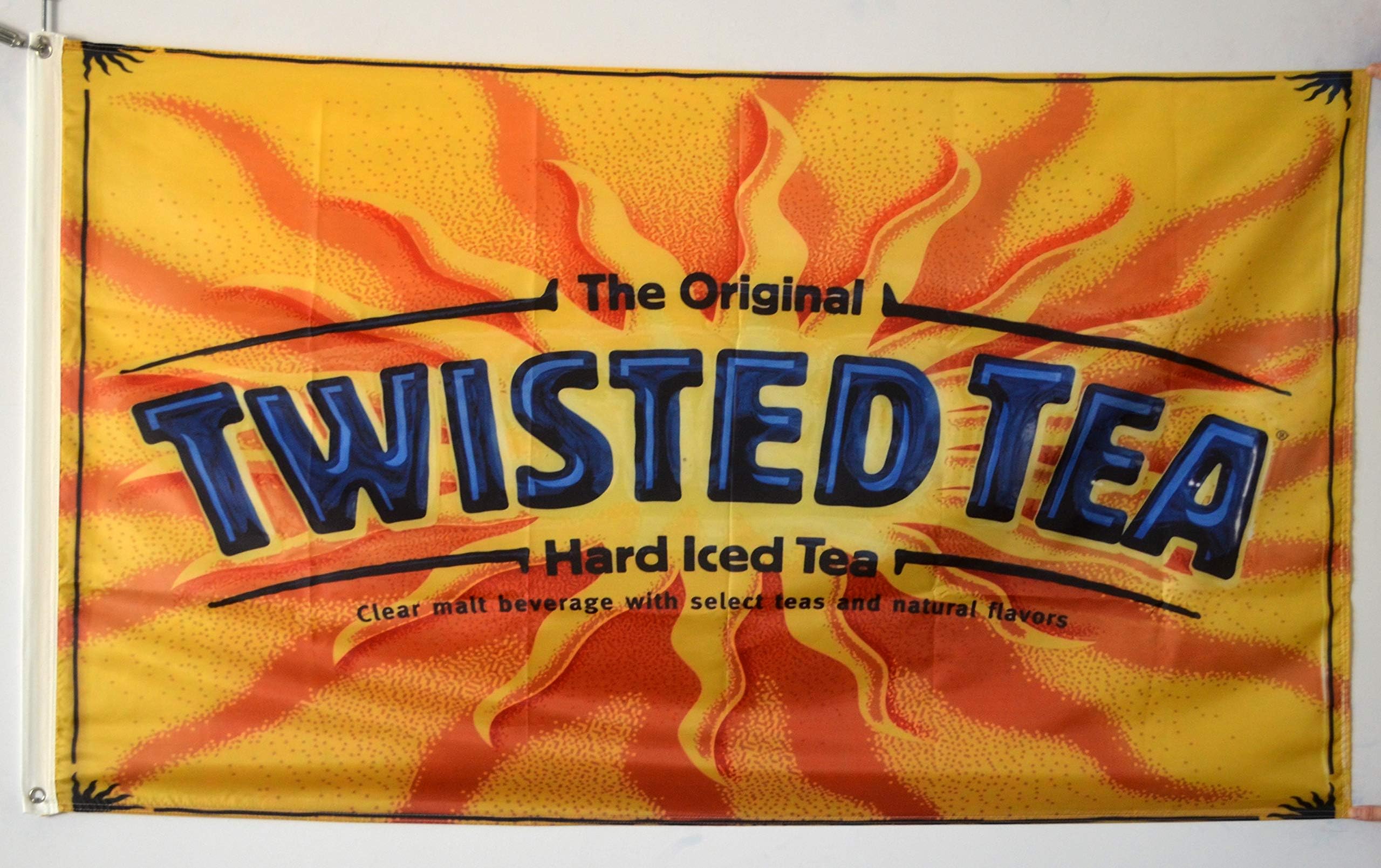 Amazon.com : Dimike Twisted Tea Flag 3x5ft Banner : Sports & Outdoors