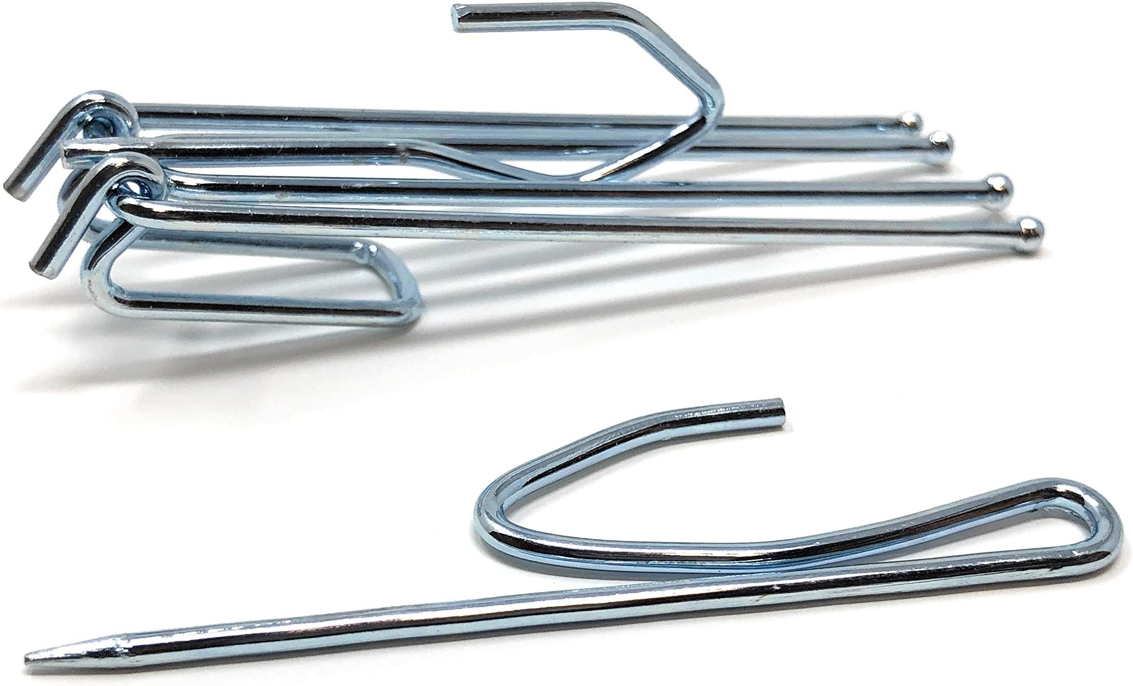 Amazon.com: Metal Curtain Hooks Pinch Pleat Header Tape Pins Heavy Duty ...