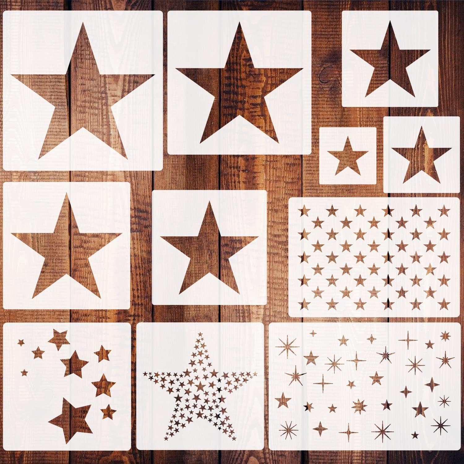 Amazon.com : Star Stencil - Star Stencils, Stencil for Star, Star ...