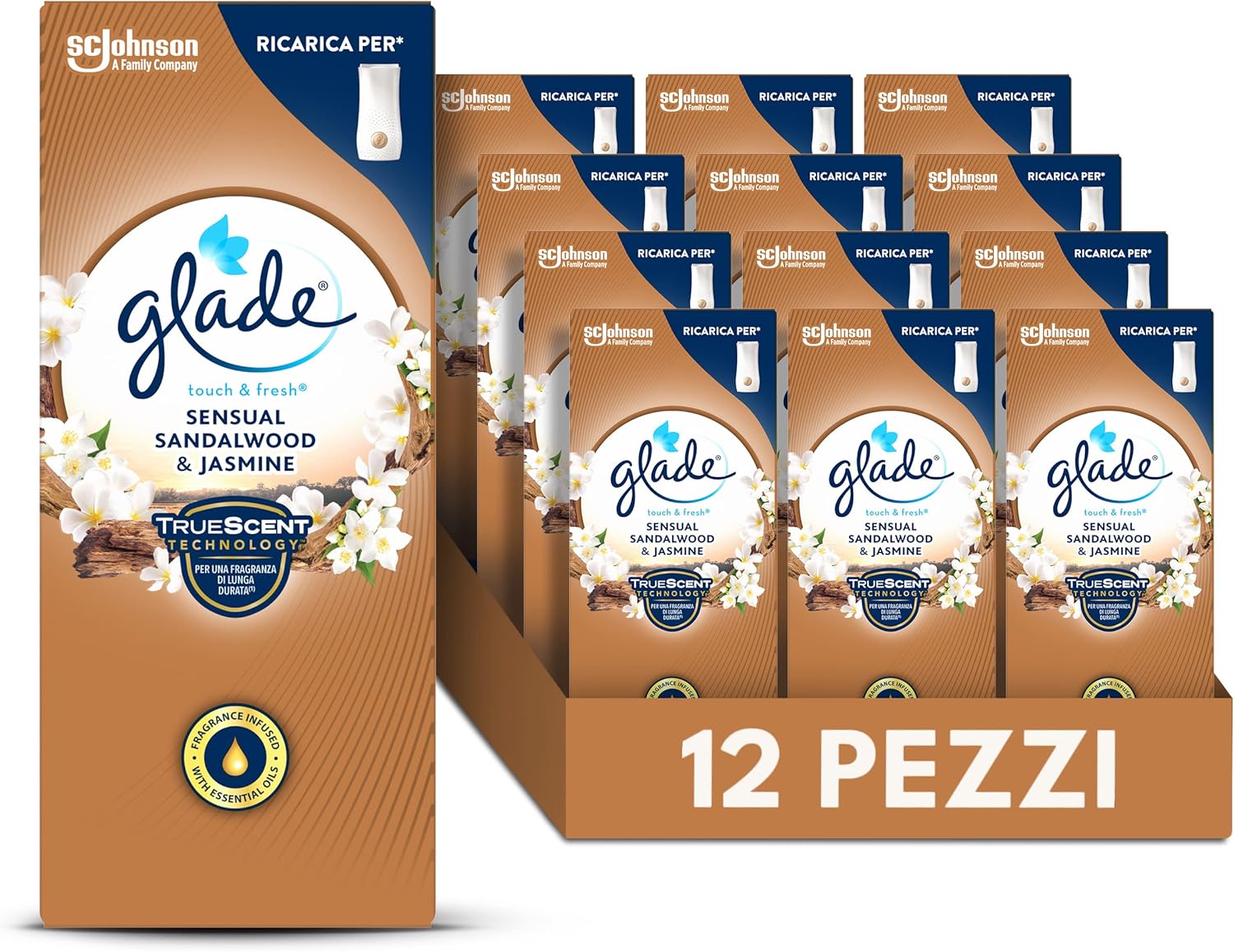 Glade Touch & Fresh Ricarica, Profumatore per Ambienti Mini Spray ...