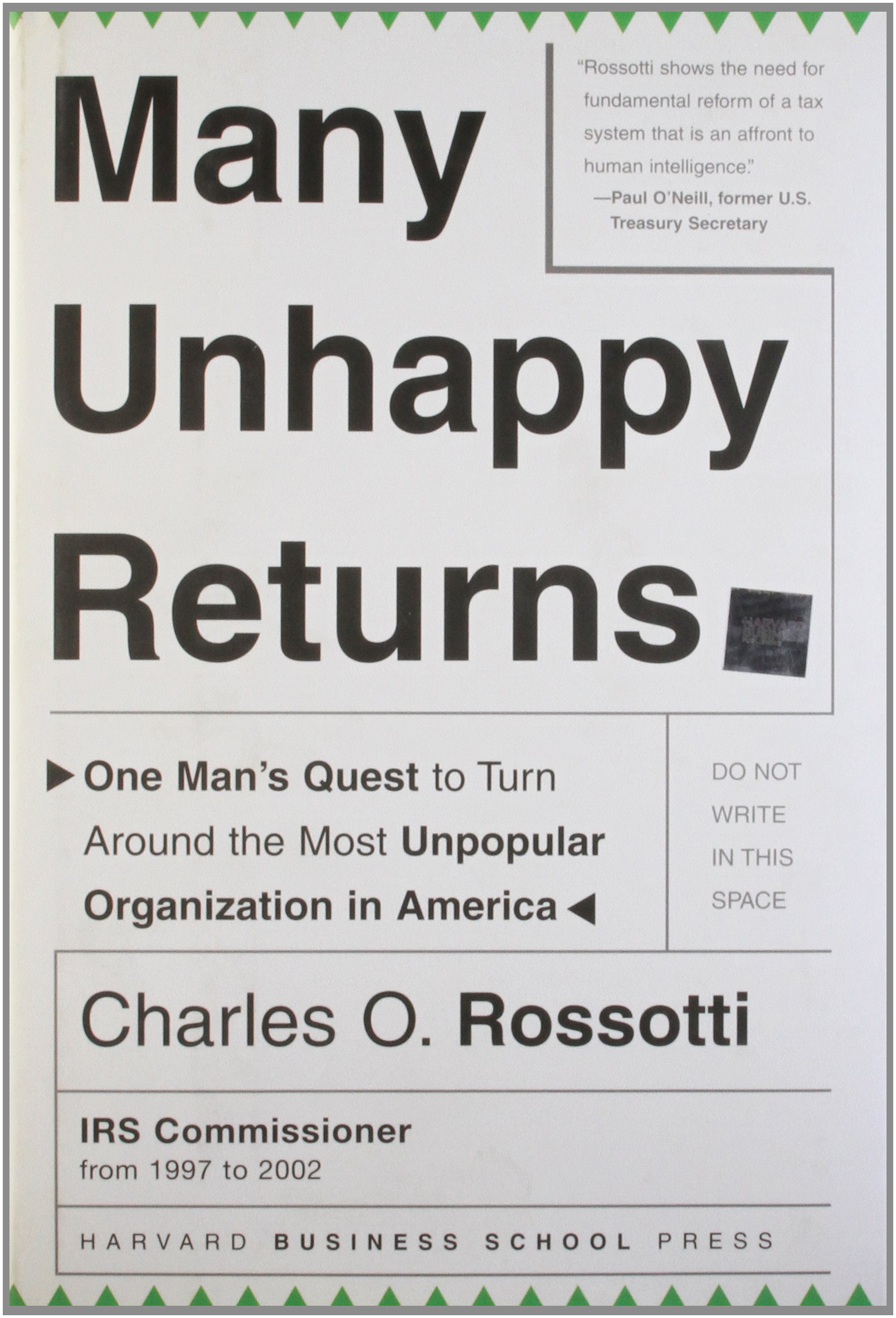 Amazon.com: Many Unhappy Returns: One Man's Quest To Turn Around The ...