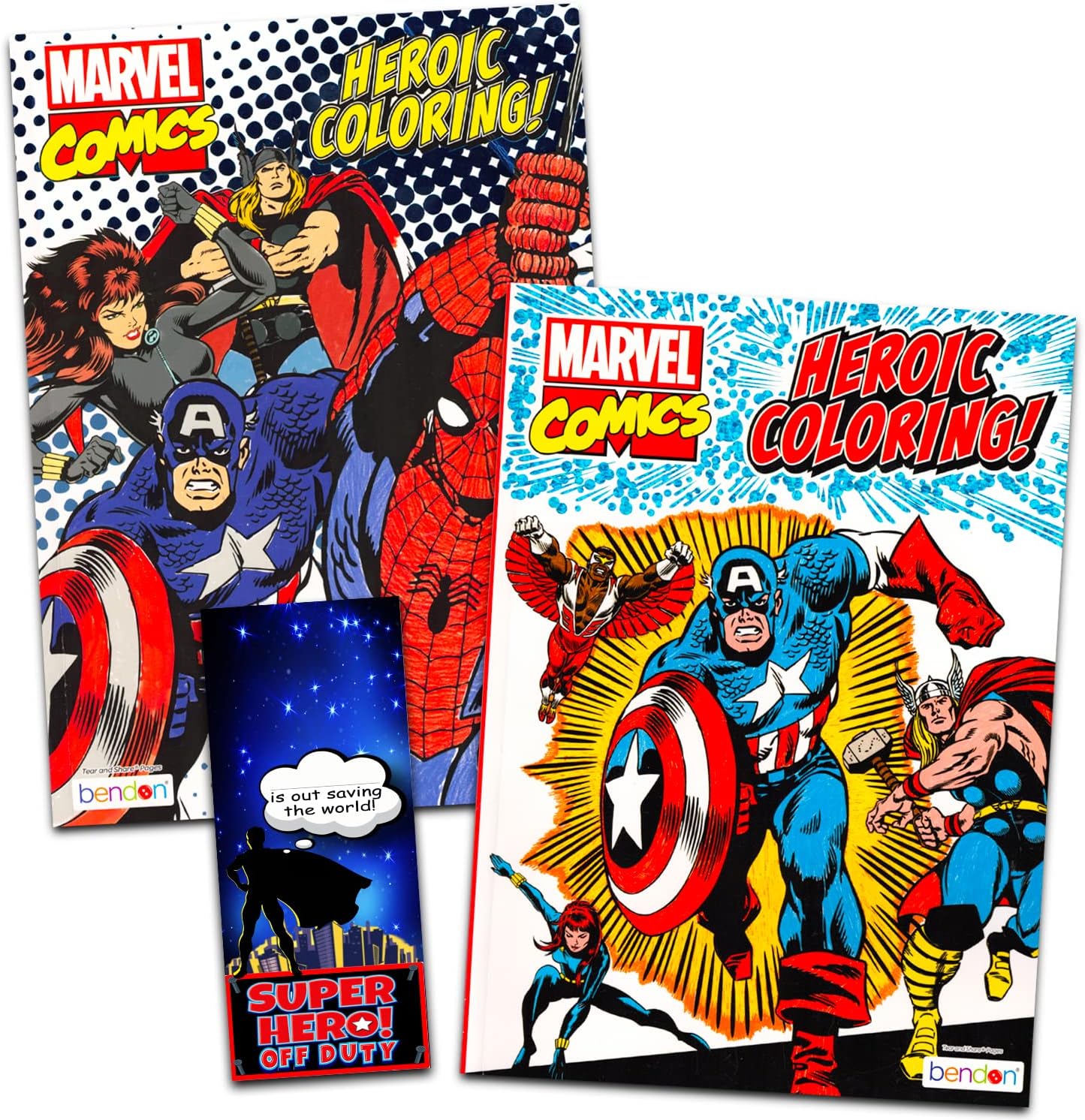 Amazon.com: Marvel Avengers Coloring Book Super Set for Kids, Adults ...