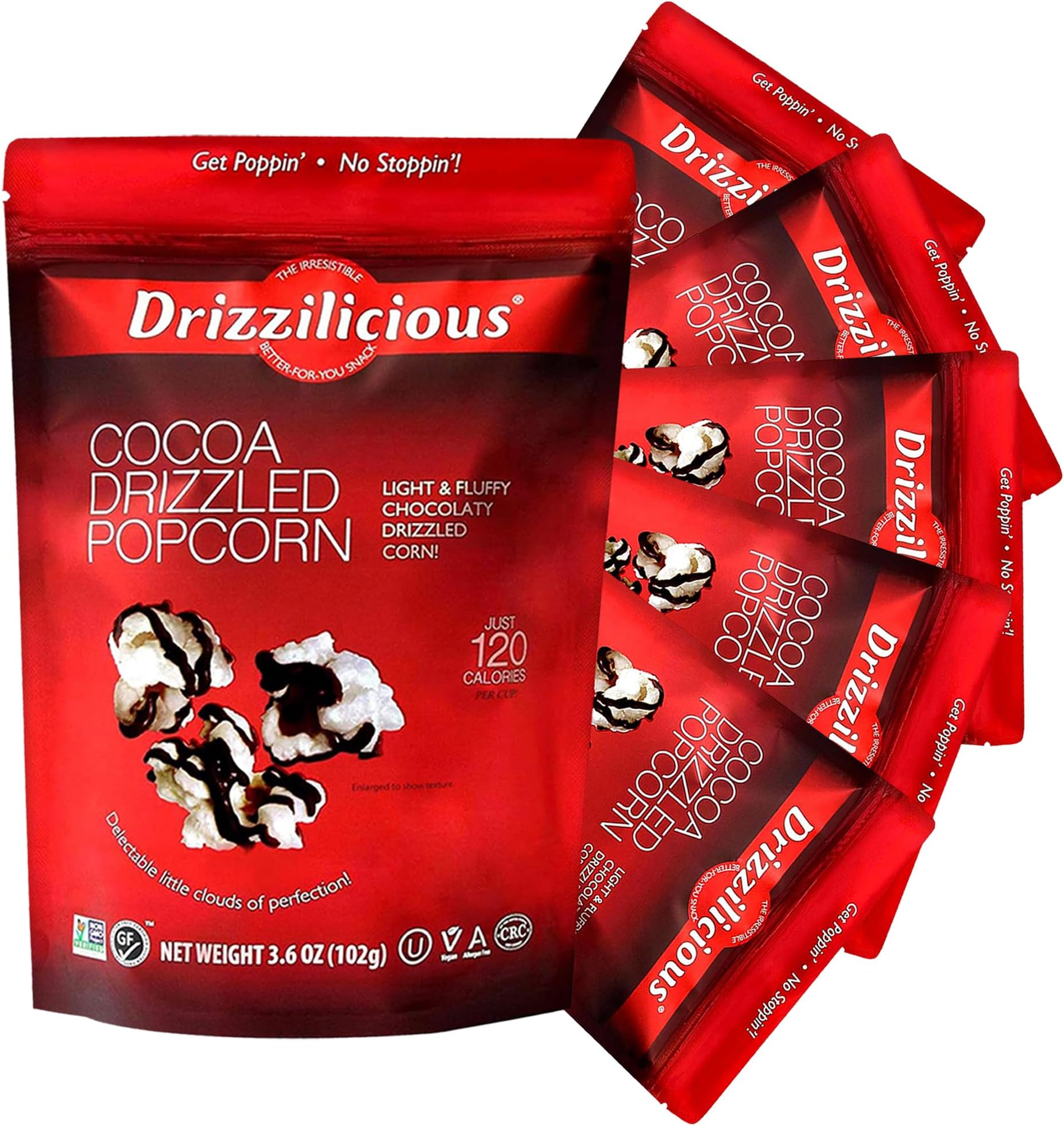 Amazon.com: Snack Pop Candy Coated Popcorn, Peppermint Hot Chocolate, 5 ...
