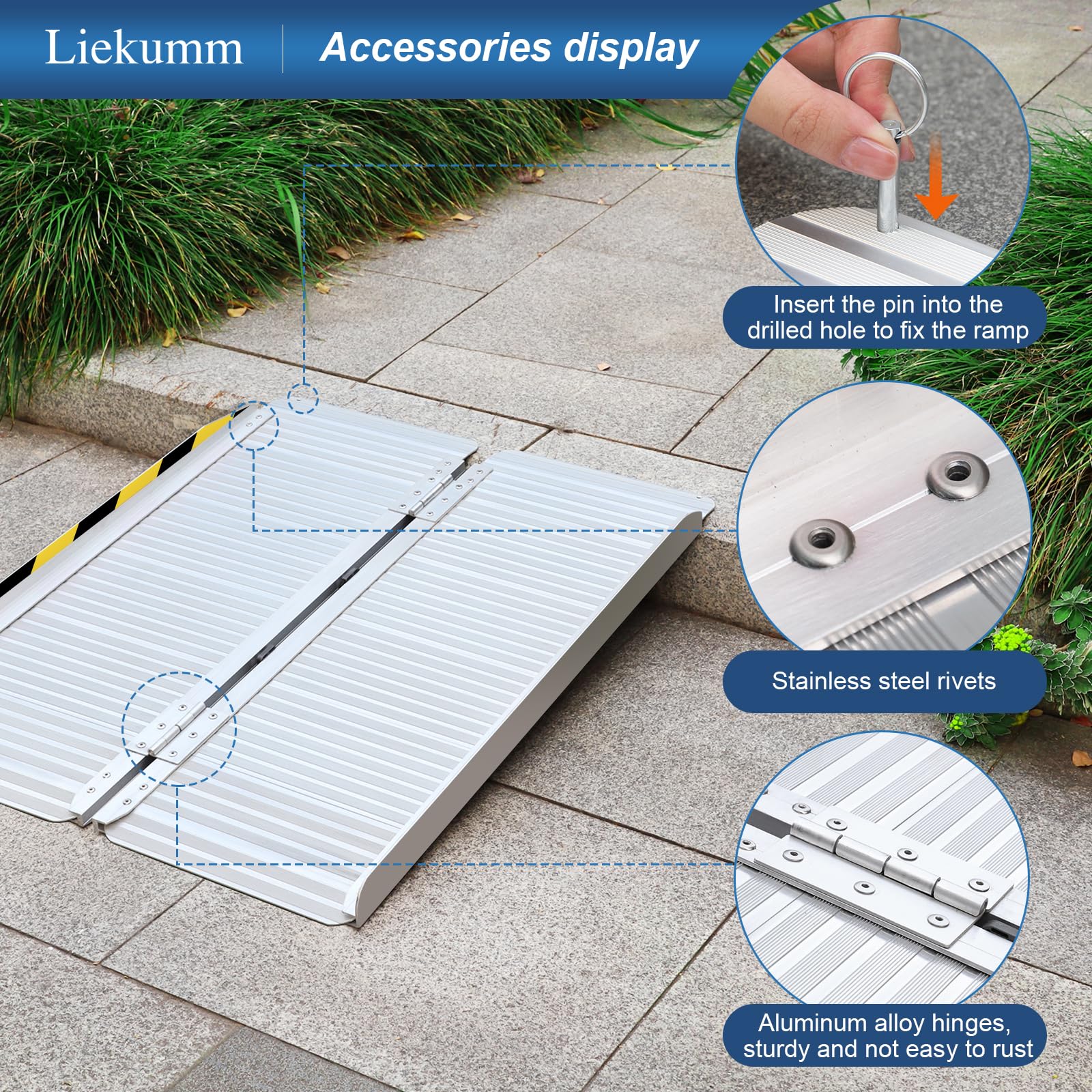 Snapklik.com : Portable Wheelchair Ramp, 3FT Wheelchair Ramp, Aluminum ...