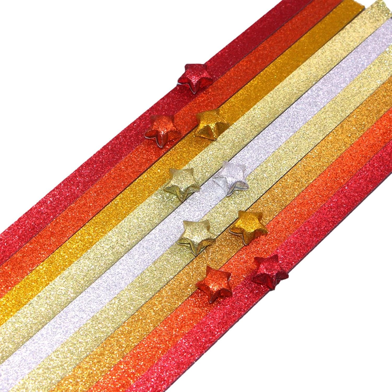 Amazon.com: 520 Sheets Origa-mi Paper Stars, Paper Strip Sided Origa-mi ...