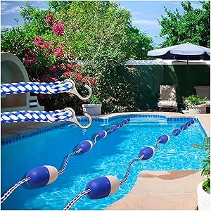 30ft 60ft 100ft 130ft 160ft 200ft Floating Pool Safety Divider Swim ...