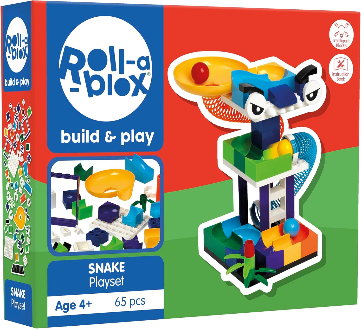 PETERKIN | Roll-a-blox - Snake Playset | Build, Roll and Play ...