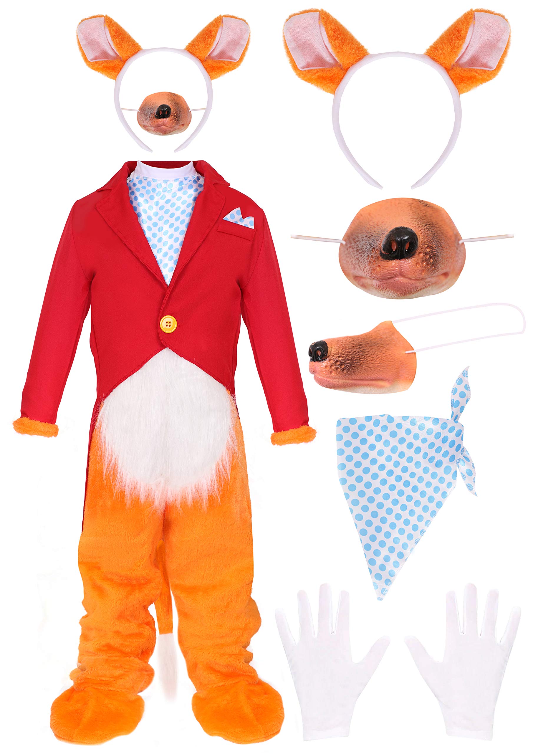 Buy I LOVE FANCY DRESSMR FOX COSTUME WITH FOX NOSE FOR KIDS Online at ...