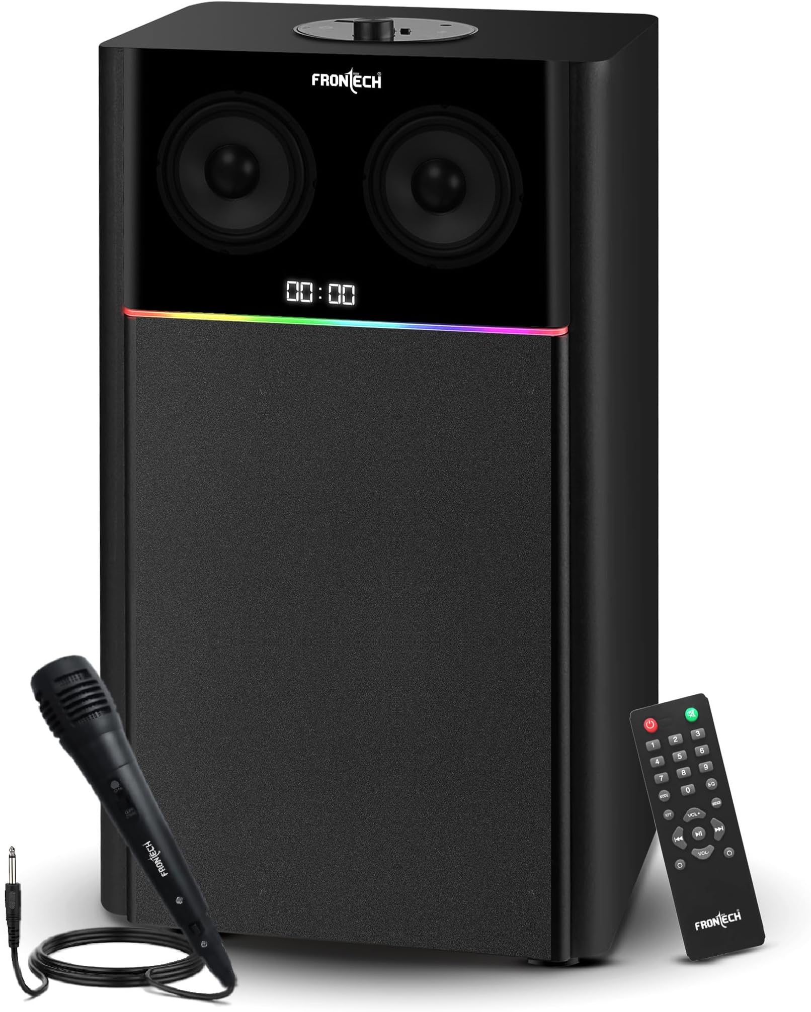 FRONTECH CRUX 1.0 Tower Speaker System - 80W, Bluetooth 5.0, USB|FM ...