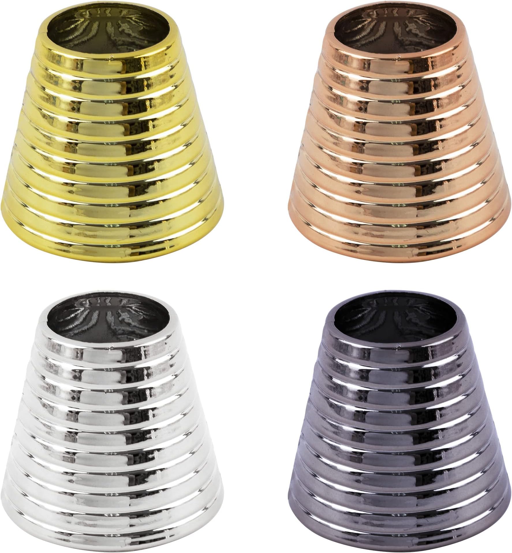 Amazon.com : AUEAR, 4 Pack Ponytail Cover Cuff With Teeth Plastic hair ...